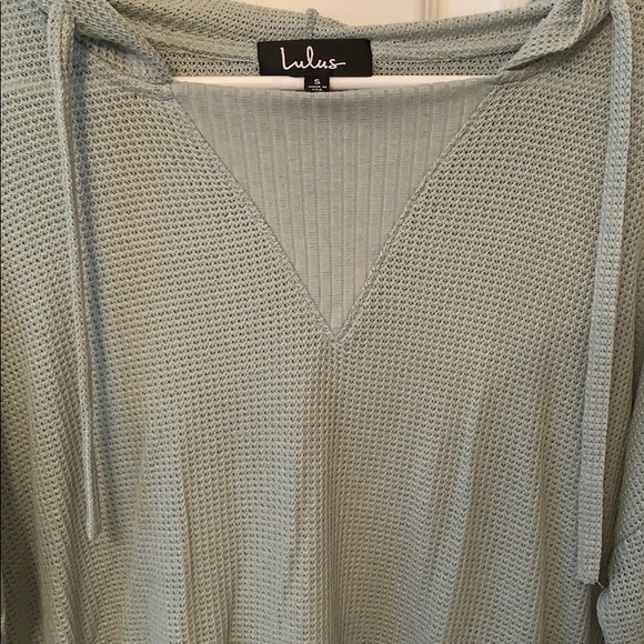 Lulus | Tops | Lulus Getting Warmer Knit Thermal Hoodie | Poshmark